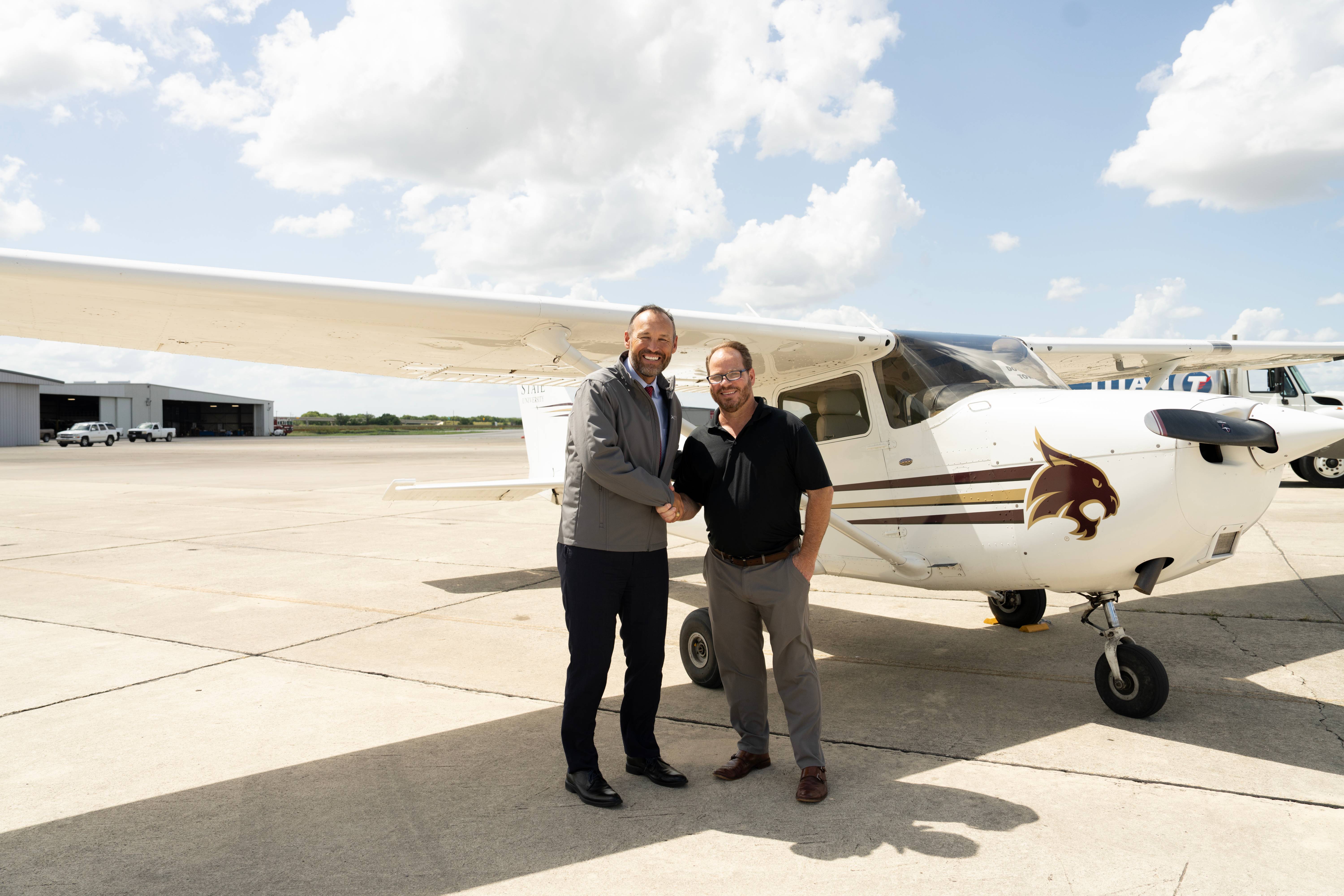Texas State, Coast Flight, TAP unite for new aviation science degree partnership : Newsroom ...